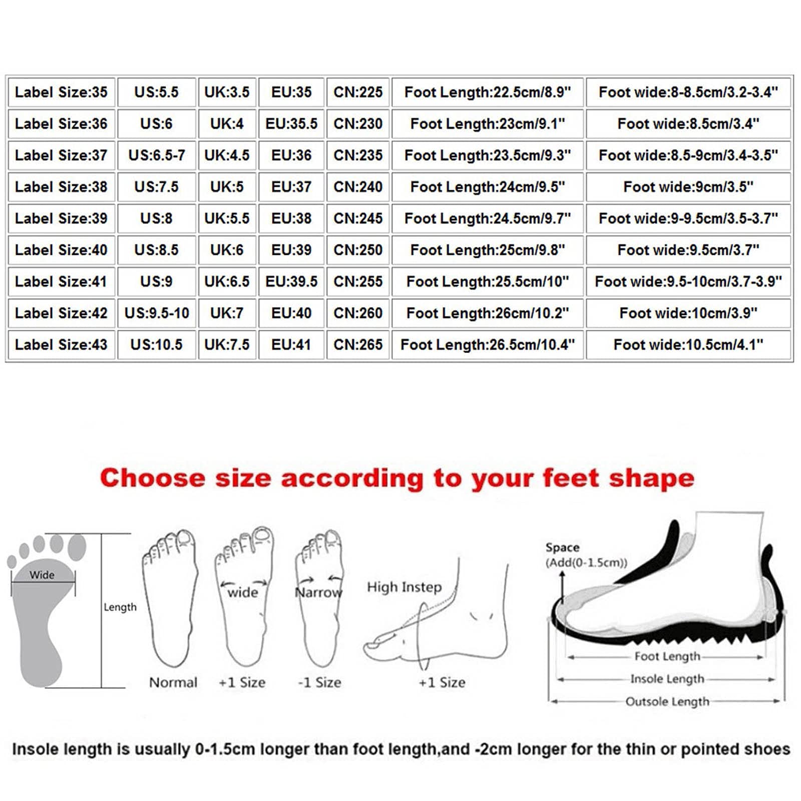 wodceeke Sandals For Women Comfort Yoga Mat Sole Wide Slippers Summer Middle Heels Open Toe Flip Flop Shoes (Khaki, 43)