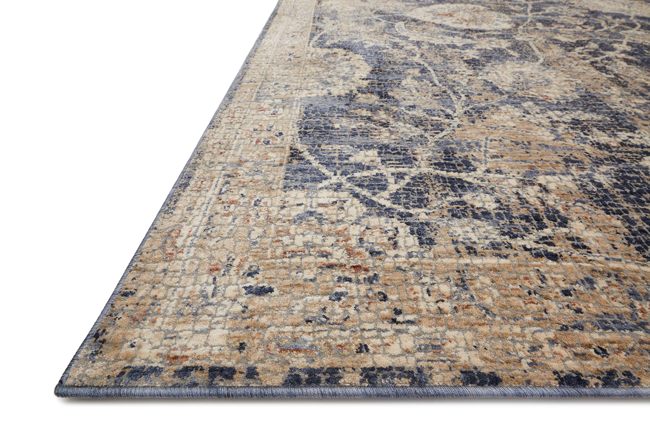 Loloi Porcia Collection Area Rug, 5' x 8', Blue/Beige