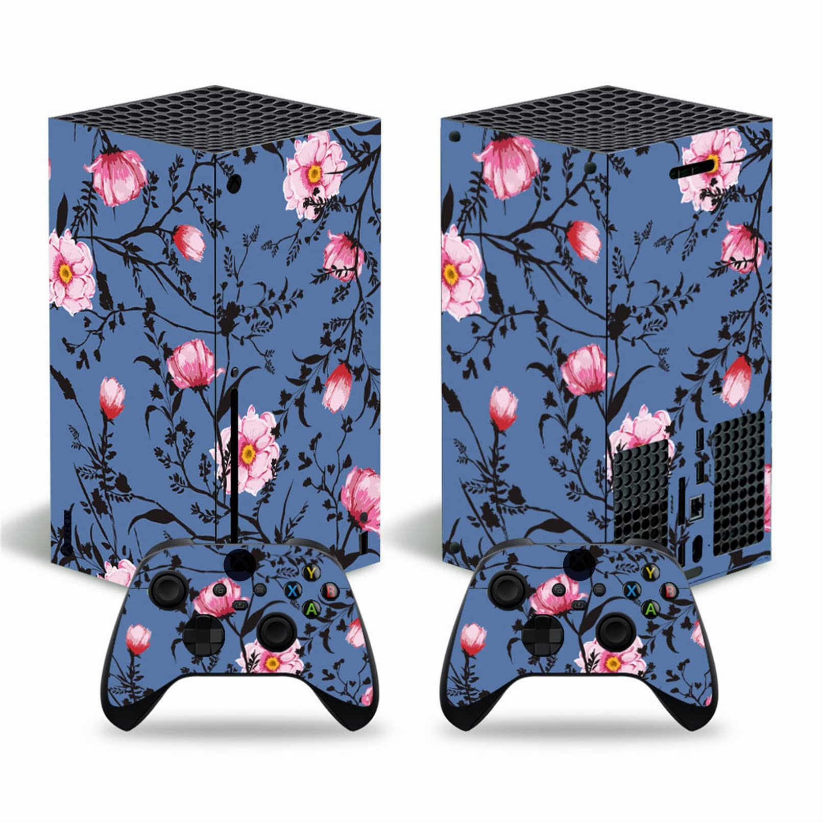 Top factory Skin Decal Protective Vinyl Skin Decal Cover for Series X Console Skins Wrap Sticker with Two Free Wireless Controller Decals 48784 Decal