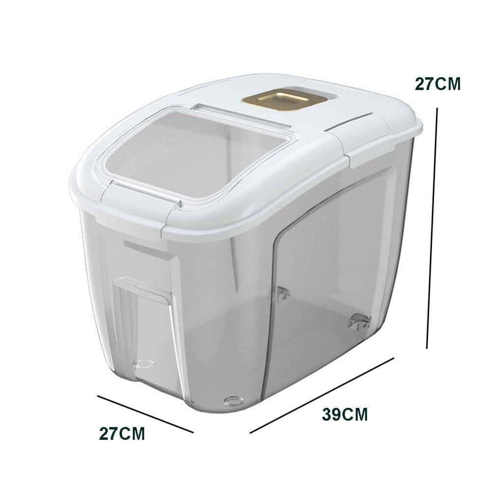 Rice Storage Container, Kitchen Rice Container, Sealed Rice Storage Container, Dog Food Container, Dog Food Storage Container, Rice Dispenser 25 pounds is Suitable for Whole Grains, pet Food