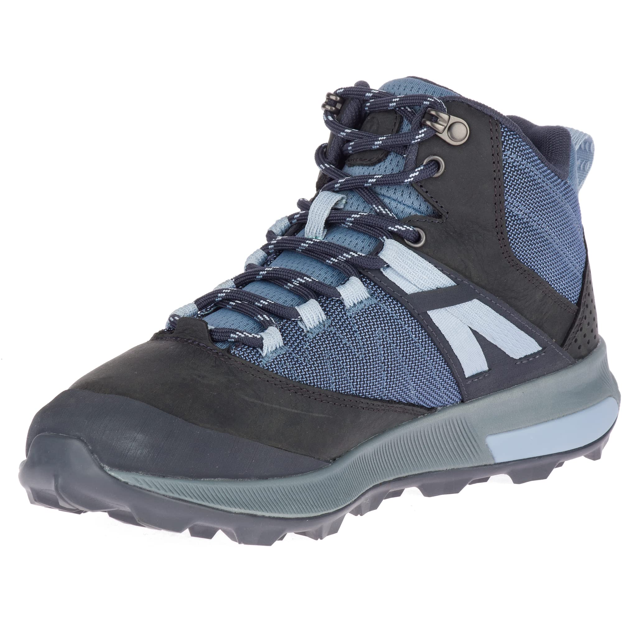 Merrell mens Zion Mid Wp Hiking Boot, Merrell Grey, 7 US