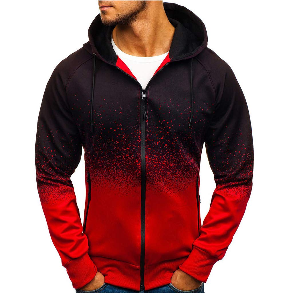 Leegor Men Jogging Tracksuit Sportsuit Sportswear Slim Fit, Hooded Coat Sweat Jacket + Pants Sweatpants