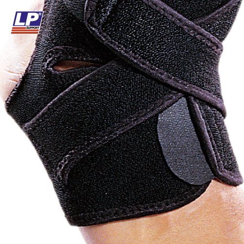LP Extreme Ankle Support (Black; One Size Fits Most) - Helps Ankle heal Faster Following Injury