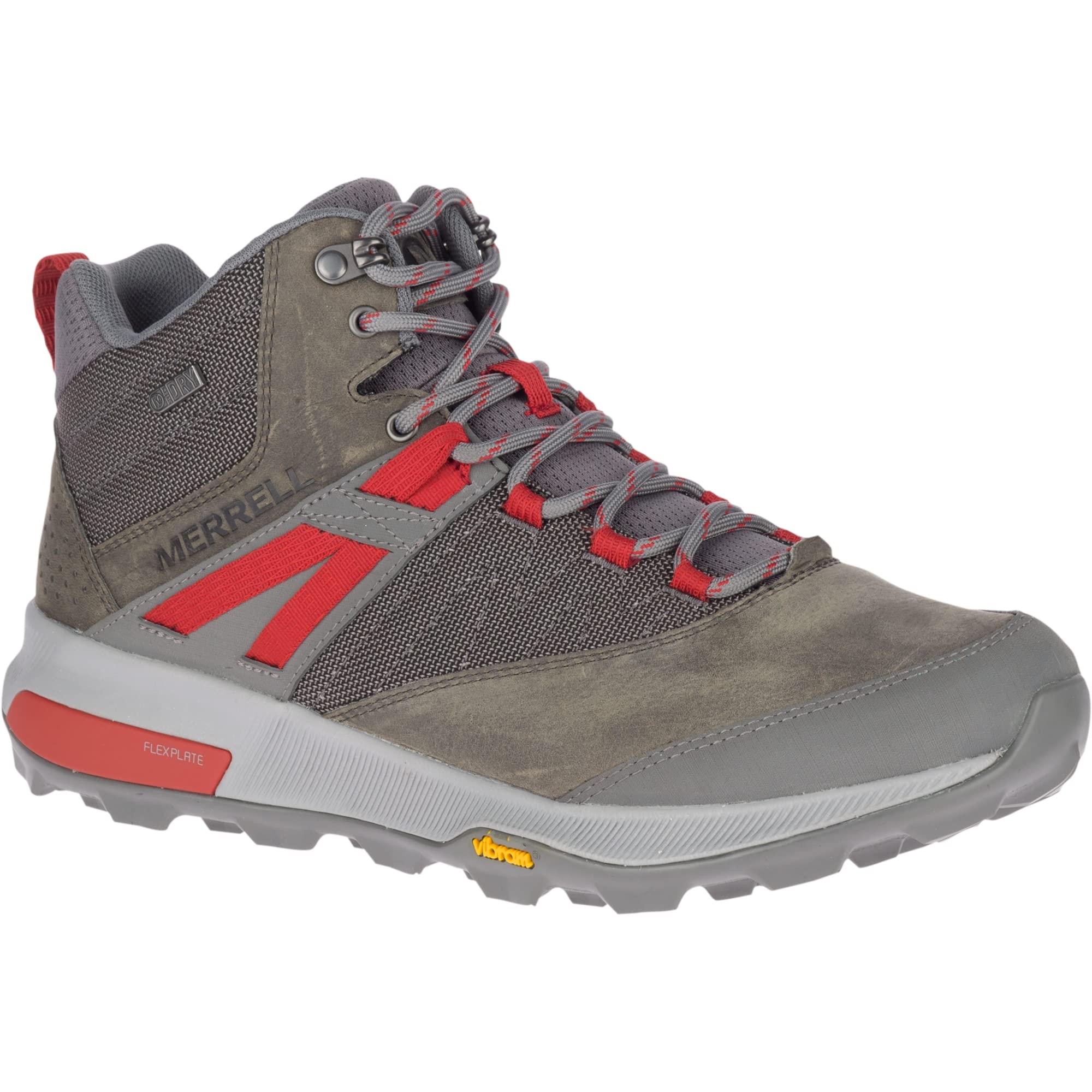 Merrell unisex adult Zion Mid Wp Hiking Boot, Merrell Grey, 8 US