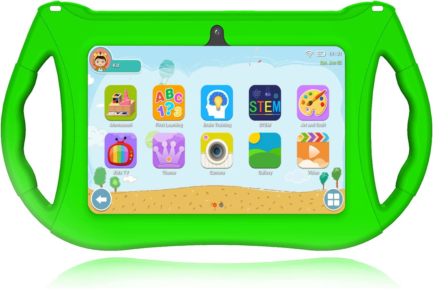 YOBANSE Kids Tablet, 7 inch Tablet for Kids 3GB RAM 32GB ROM, Android 11 Toddler Tablet with