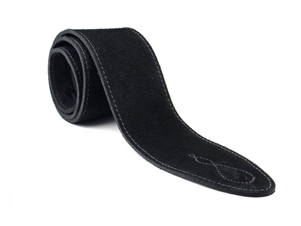 LeatherGraft XL Genuine Suede Style 2.5 Inch Wide Guitar Strap - Suitable for All Electric, Acoustic & Bass Guitars