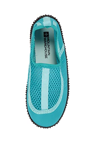 Mountain Warehouse Bermuda Kids Aqua Shoes Teal Kids Shoe Size 5 US