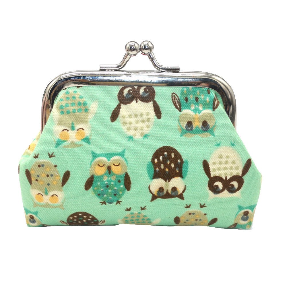 Slim Womens Wallet Purse Wallet Purse Holders Change Owl Bag Card Small Clutch Women's Wallet Mens Compact Wallets