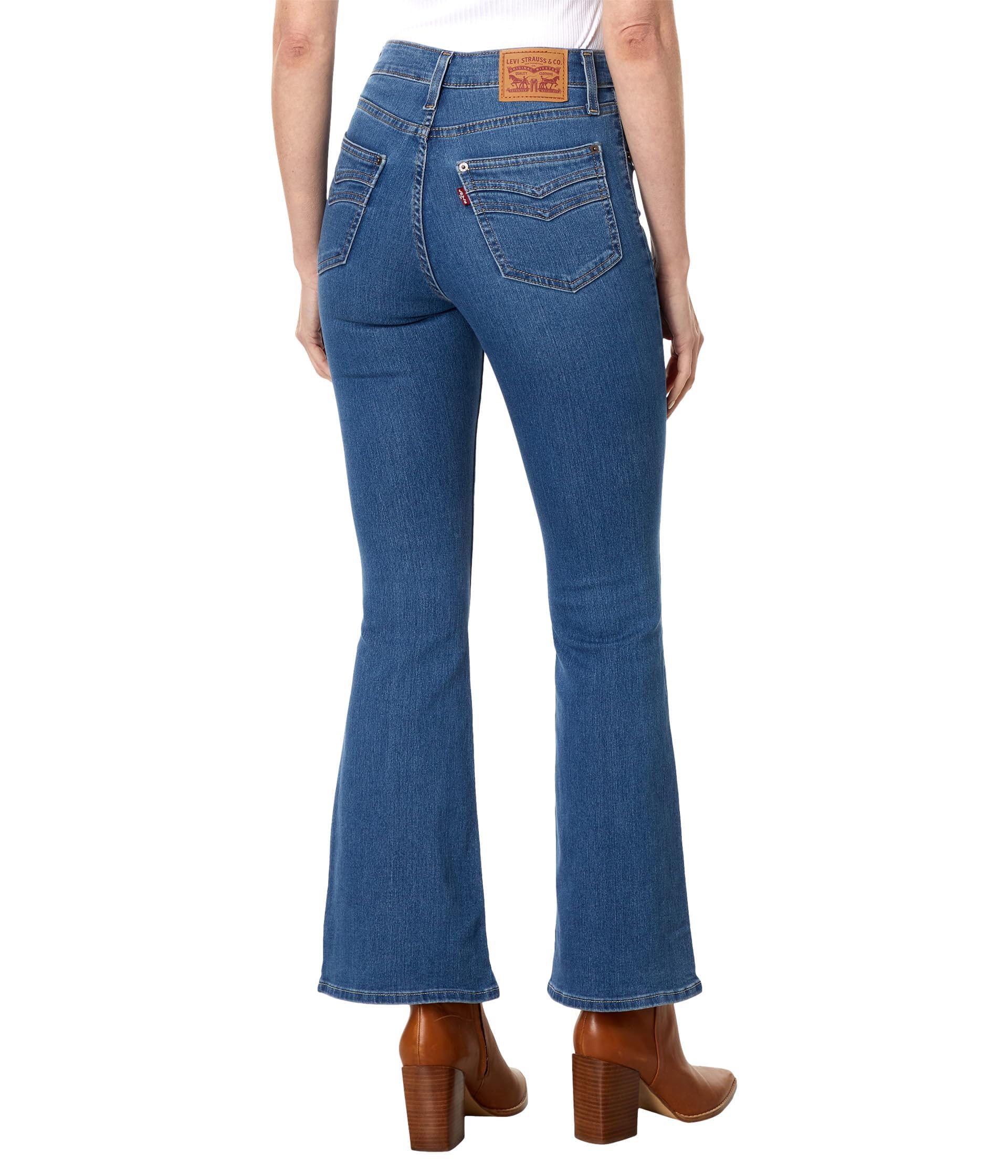 Levi's Women's 726 High Rise Flare Jeans (Also Available in Plus), Everyone's a Winner, 27 Short