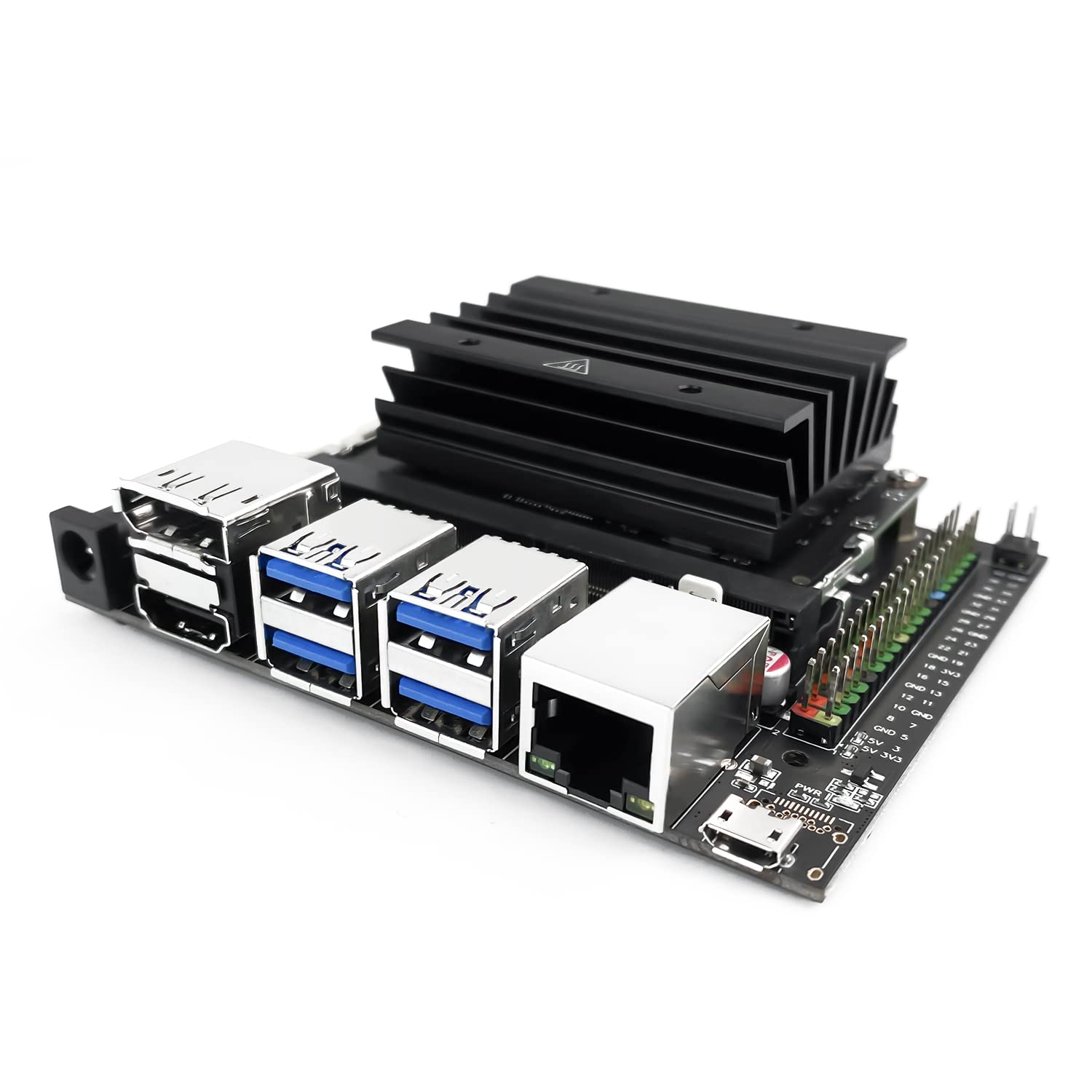 Yahboom Jetson Nano 4GB SUB Developer Kit with Wireless-AC8265 Dual Mode AC8265 Wireless NIC Module Jetson Nano Acrylic Case Camera Power Adapter (SUB WiFi Advanced Package)