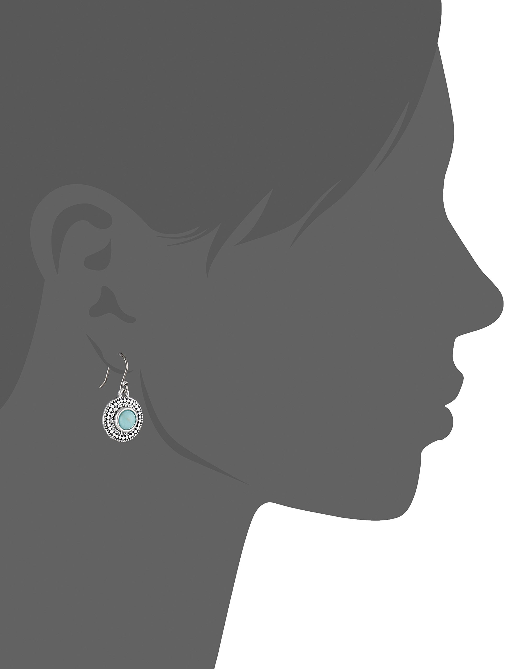 Lucky Brand Turquoise-Hued Drop Earrings