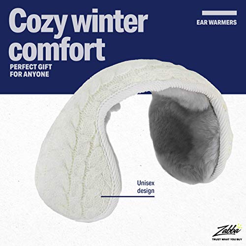 LUTHER PIKE SEATTLE Ear Muffs for Winter - Women & Men's Behind-the-Head Warmers