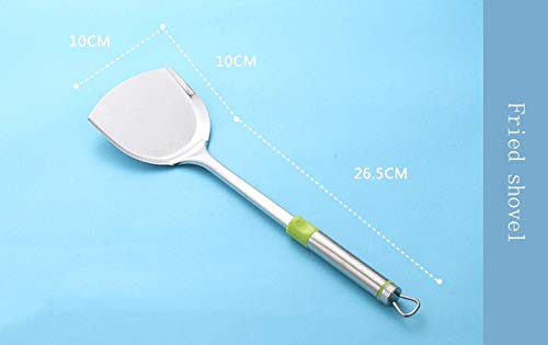LMMDP Kitchen Truner Suit Cooking Shovel a Soup Spoon Scoop Colander Full Set Of Cooker Household Stainless Steel Kitchen Ware Seven