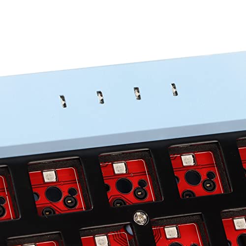 Yoidesu Mechanical Keyboard DIY Kit, 61 Keys Hot Swappable RGB Custom Mechanical Gaming Keyboard Kit, 3Pin/5Pin Switch, Wireless 2.4G/Bluetooth/Type C Wired Keyboard(Blue)