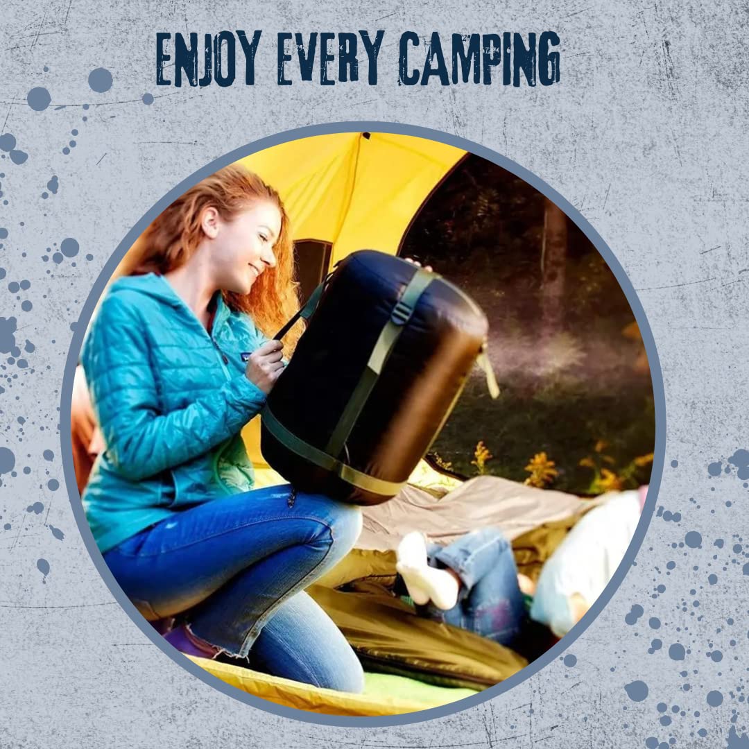 Sleeping Bag for Adults, Kids, cold - Designed for 4 season Weather Spring Summer Winter Fall – Lightweight and Waterproof Camping Equipment – for Hiking, Backpacking, Trekking, outdoor