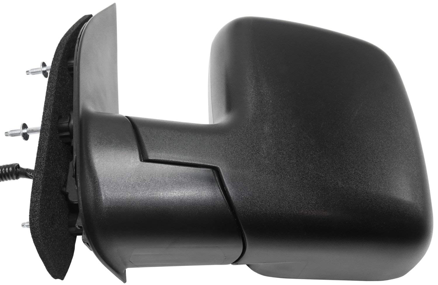Kool Vue Left & Right Power Door Mirrors Compatible With Ford E-350 Super Duty 2002-2008 Without Puddle Lamp Textured Pair Standard Passenger Van