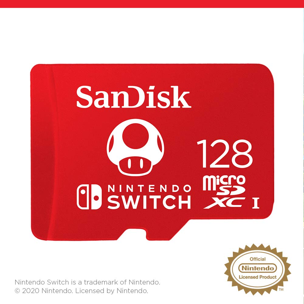SanDisk 128GB microSDXC-Card, Licensed for Nintendo-Switch - SDSQXAO-128G-GNCZN & 64GB microSDXC-Card, Licensed for Nintendo-Switch - SDSQXAT-064G-GNCZN