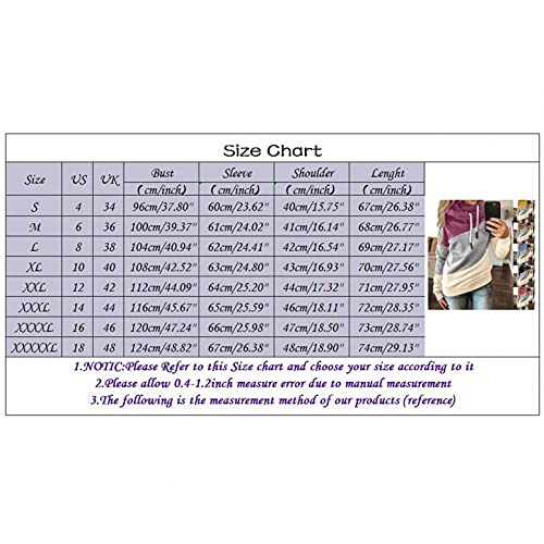 Women Hoodies Cowl Neck Color Block Long Sleeve Sweatshirts Casual Fit Drawtsring Camouflage Pullover Tops Blouse
