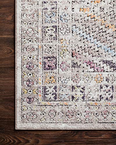 Loloi II Dante Collection DN-01 Ivory/Multi, Transitional 2'-6" x 8'-0" Runner