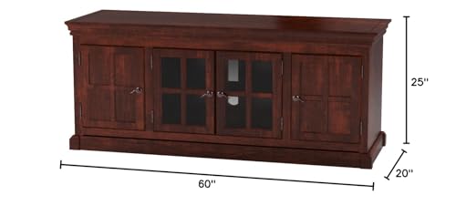Leick Home TV Stand, Chocolate Cherry