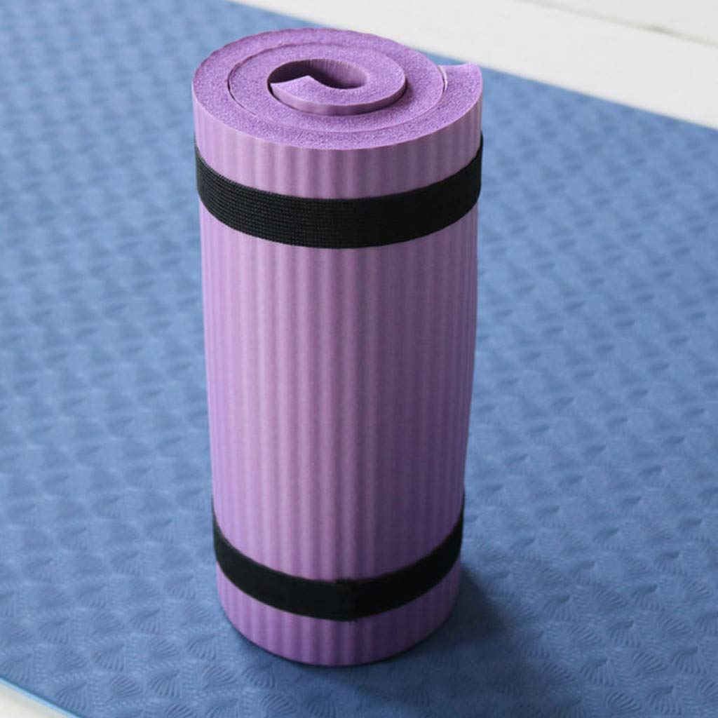 Mini Yoga Mat Premium Quality Abdominal and Elbow Knee Pad - Extra Cushion That Complements Your Full-Size Yoga Mat for Pilates & Floor Workouts