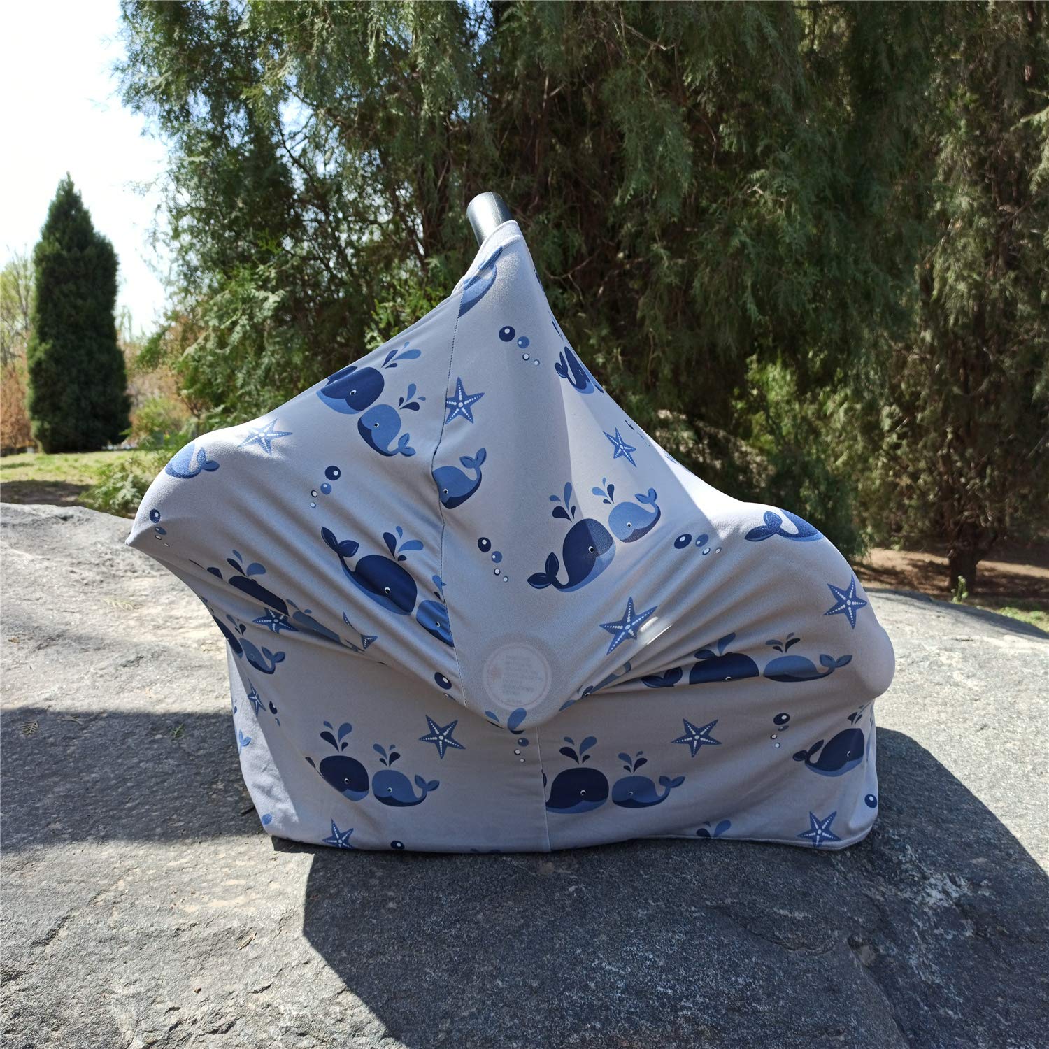 Nursing Breastfeeding Cover - Multi use Baby Car seat Cover for Girls and Boys