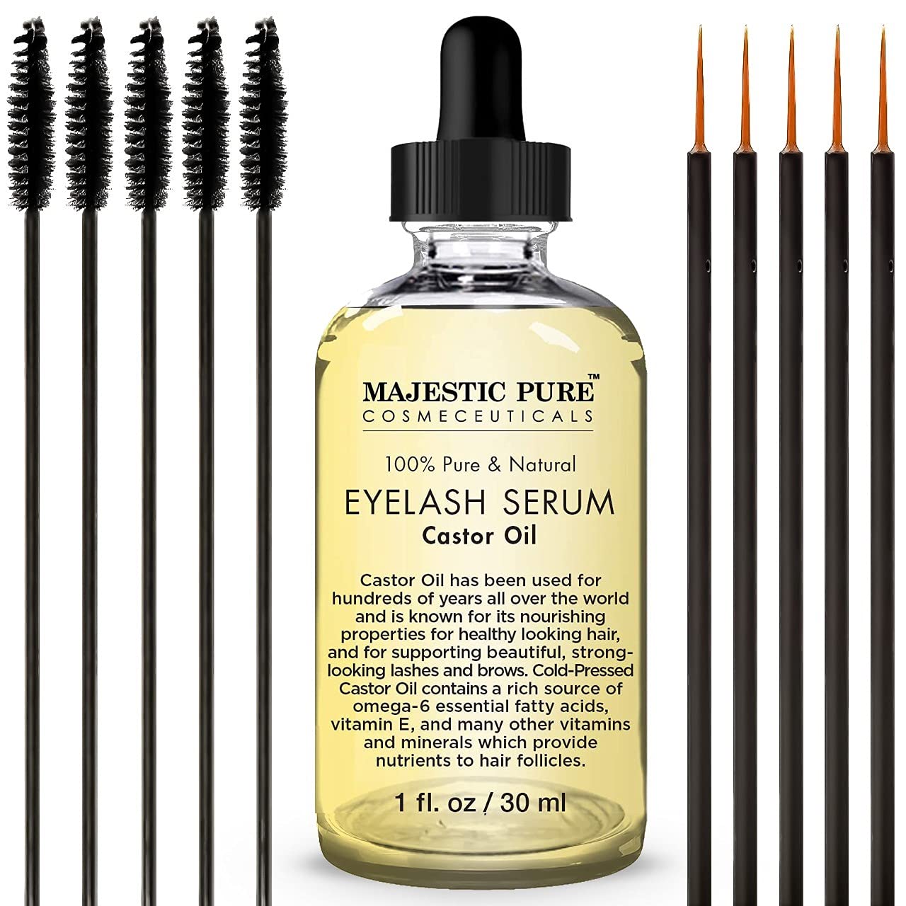 Majestic Pure Castor Oil Eyelash Serum1 fl oz