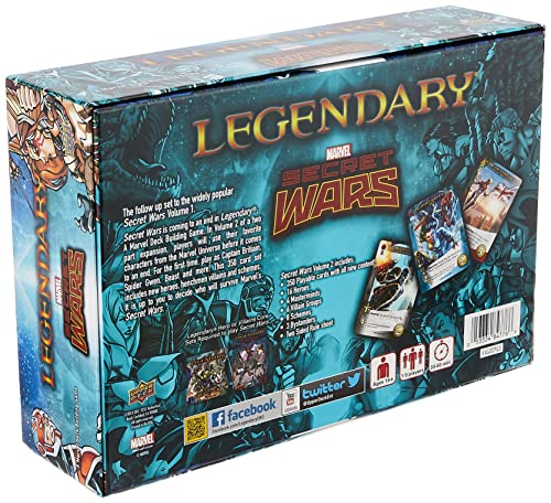 Legendary A Marvel Secret Wars Volume 2 Deck BuildingCard Game