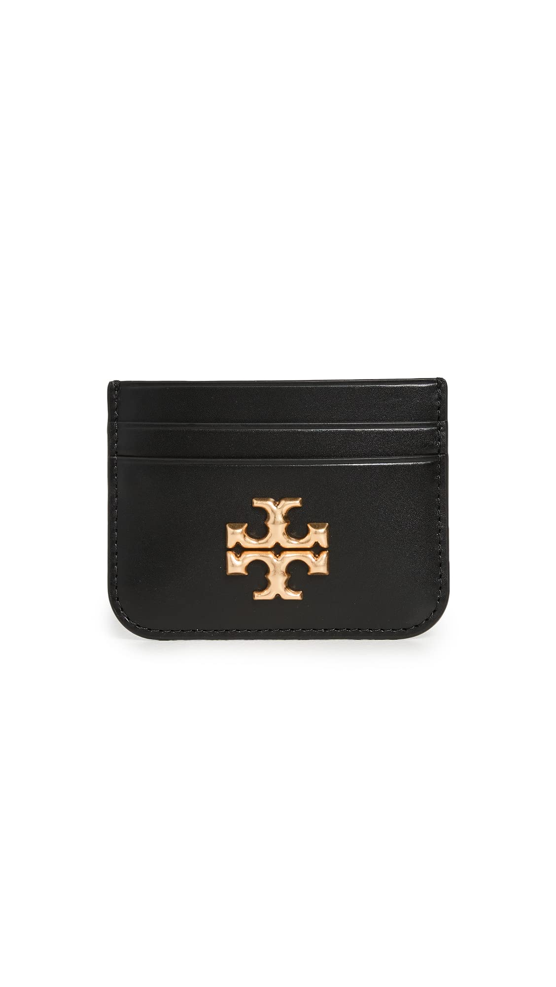 Tory Burch Women's Eleanor Card Case, Black, One Size
