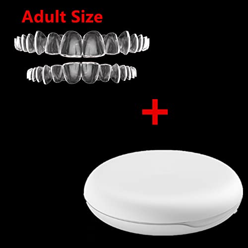 sowsmile Standard Size Ready Shape Teeth Tooth Night Guard Kit,Mouth Guards Braces for Grinding Teeth with Box Transaprent…