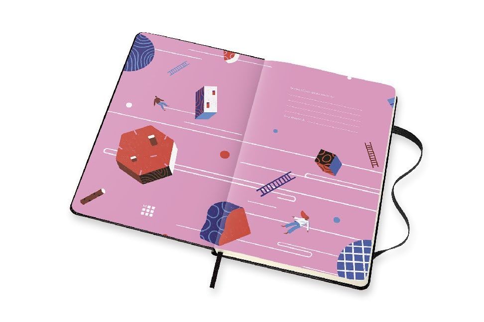 Moleskine Limited Edition Studio Collection Notebook, Hard Cover, Large (5" x 8.25"), Ruled/Lined, Yukai Du, 240 Pages