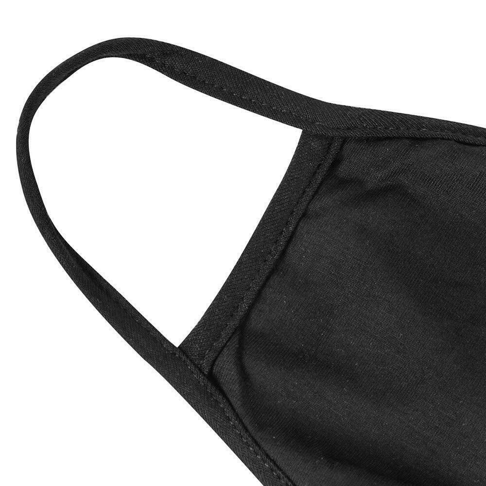 Mason & Co 6 pack Black Face Mask Reusable, –100% Cotton, Cloth face mask washable prime, 2 Layer, Made in USA, For Teens & Adults –masks for Dust, Pollen, & Other Irritants