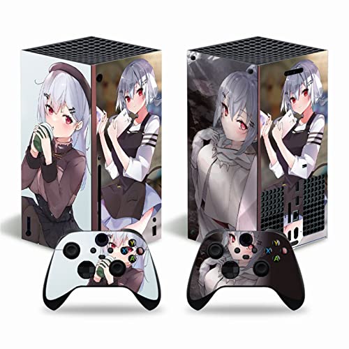 Top factory Skin Decal Protective Vinyl Skin Decal Cover for Series X Console Skins Wrap Sticker with Two Free Wireless Controller Decals 54892 Decal