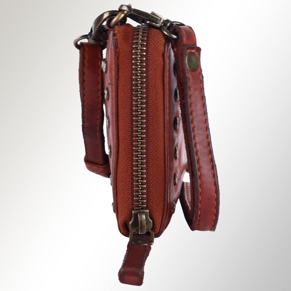 Spaghetti Western Full Grain Leather Wallet - SWC212CG | Wallet | Clutch | Leather Wallet| Clutch Purse| Leather Pouch | Leather Wallet for Women