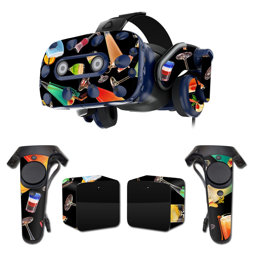 MightySkins Skin Compatible with HTC Vive Pro VR Headset - Cocktail Therapy | Protective, Durable, and Unique Vinyl Decal wrap Cover | Easy to Apply, Remove, and Change Styles | Made in The USA