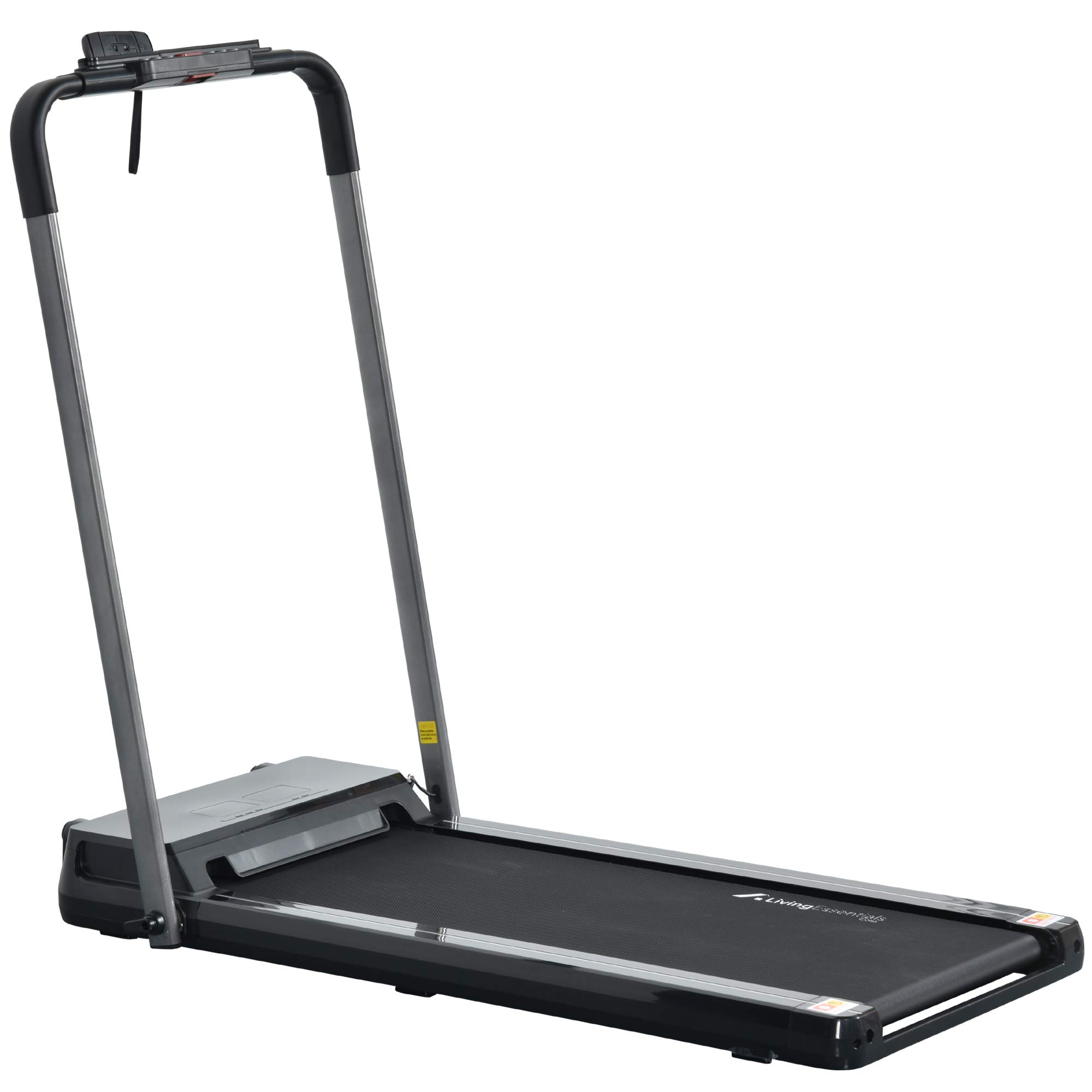 LINKLIFE 2 in 1 Folding Treadmill for Home Portable Electric Treadmill Running Exercise Machine Compact Treadmill Foldable for Home Gym Fitness Workout Jogging Walking, No Installation Required Black
