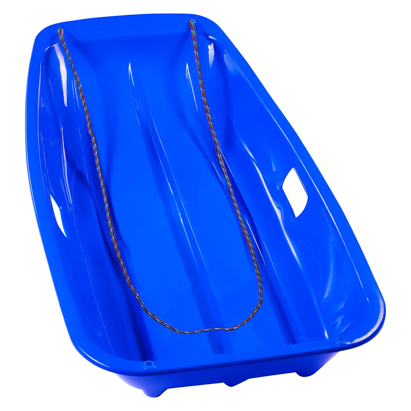 Sleds for Kids Kids and Adult, Snow Sled,Classic Plastic Sled(Blue)