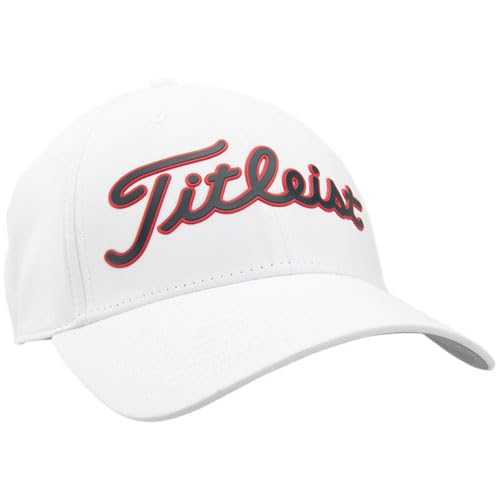 Titleist Player Performance Golf Hat White/Navy One Size Fits Most