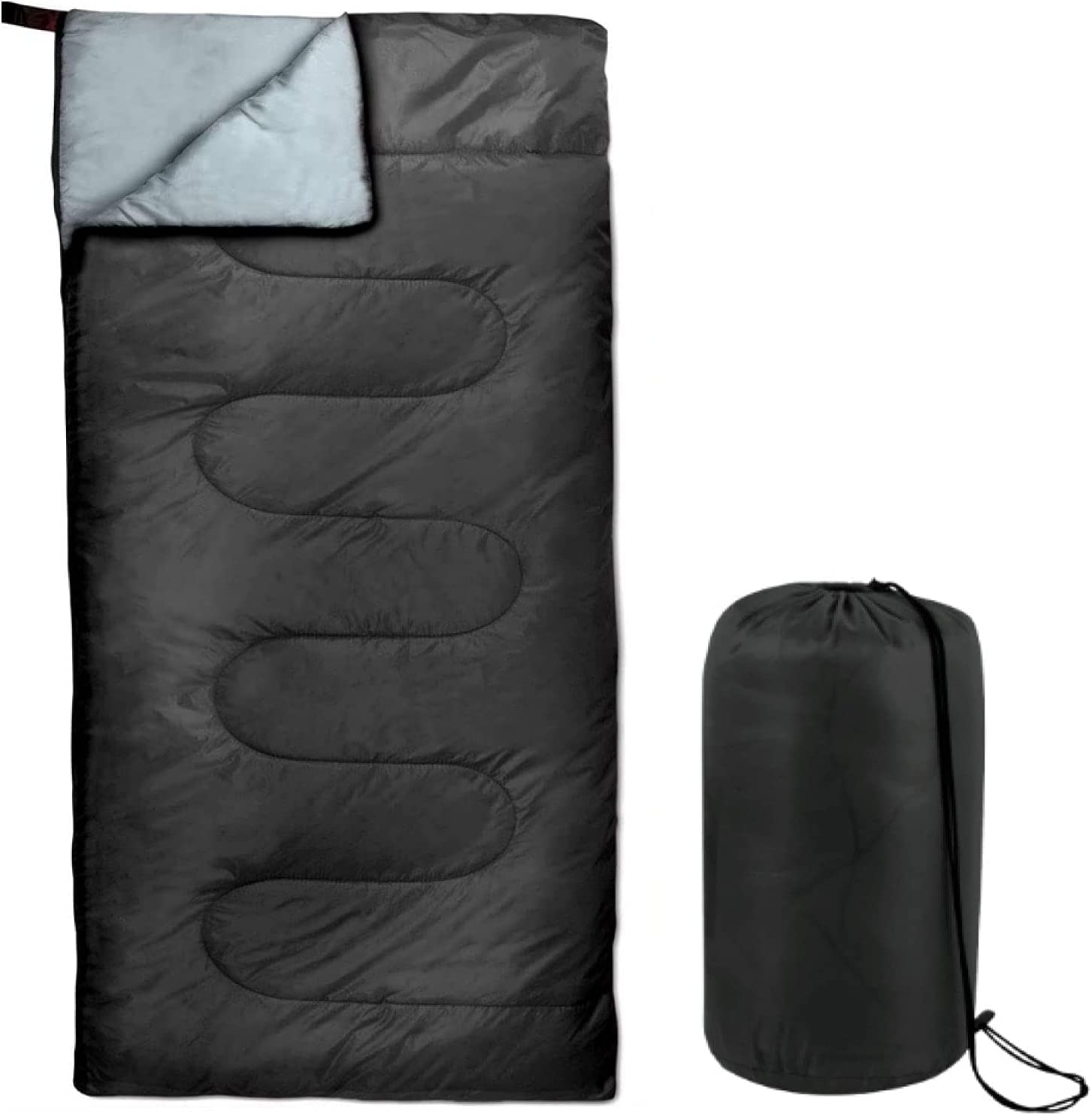 Sleeping Bags Bulk 10 Pack Envelope Sleeping Bags, 4 Seasons Warm or Cold Lightweight Indoor Outdoor Sleeping Bags for Adults, Backpacking, Camping
