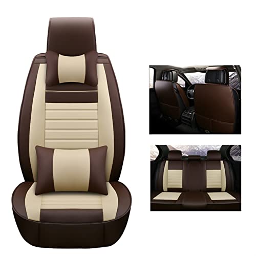 SMANNI Universal Leather auto seat Covers for DS All Models DS5 DS4 DS DS3 DS4S DS6 car Styling car Accessories auto Cushion (Color : Black red SE)