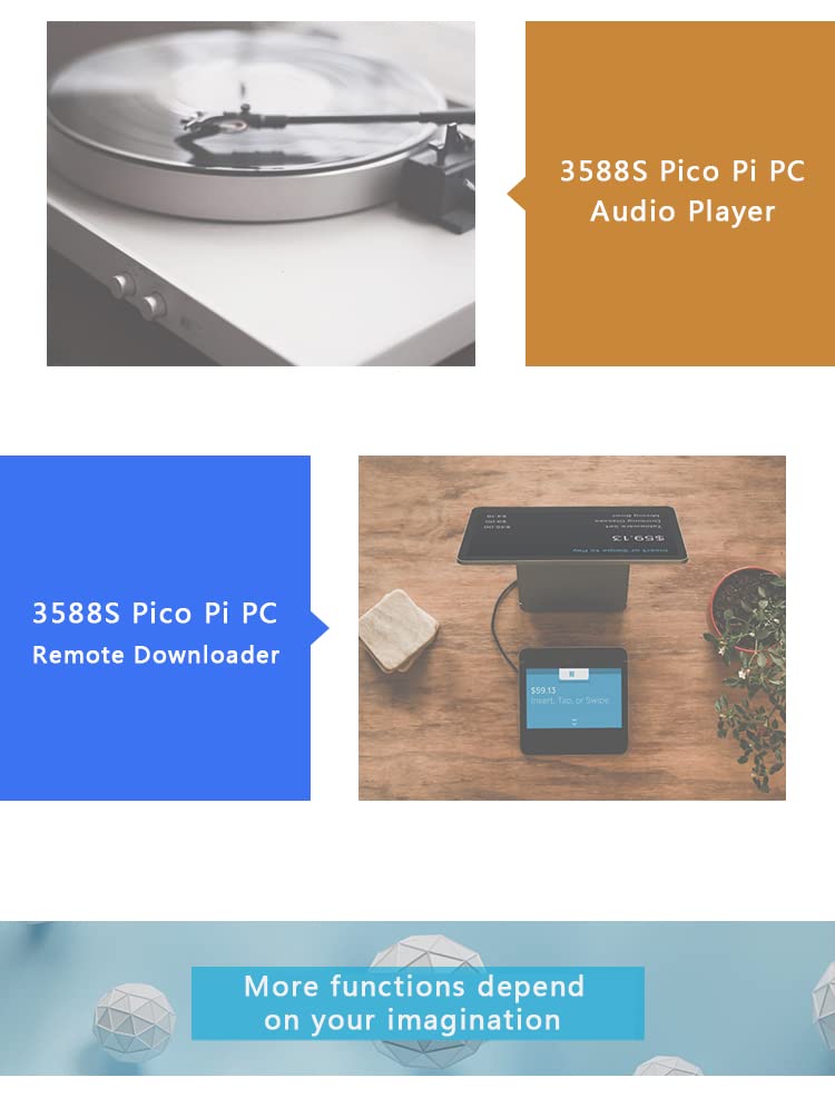 youyeetoo Pico Pi Single Board Computer, RK3588S SBC, 8GB LPDDR4 RAM, Raspberry Pi 4B+ Form Factor,Support Android 12/Linux/Ubuntu/Debian(Not inlucde Emmc)