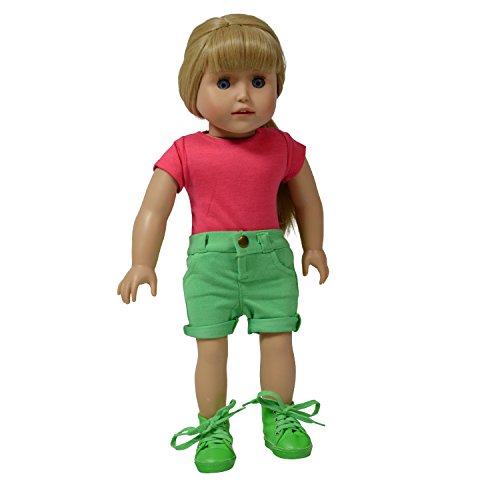 Set of 10 Short Doll Pants - Doll Shorts fits 18 inch Dolls