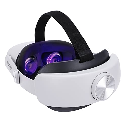 Oculus Quest 2 Head Strap with 5300mAh Battery, Oculus Quest 2 Elite Strap, Enhanced Original Version with Emergency Charger Battery (Head Strap (with Battery))