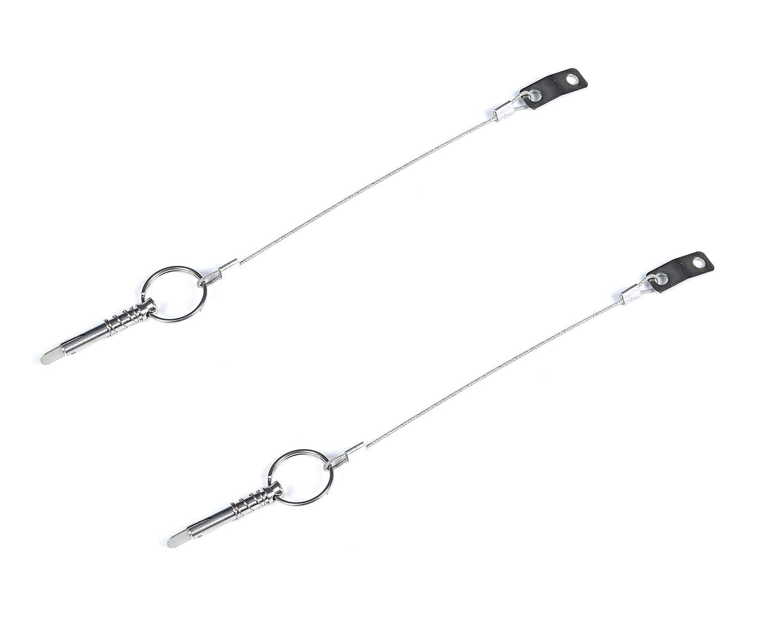 MX Boat pin,Bimini Top Quick Release Pins with Lanyard 2pcs