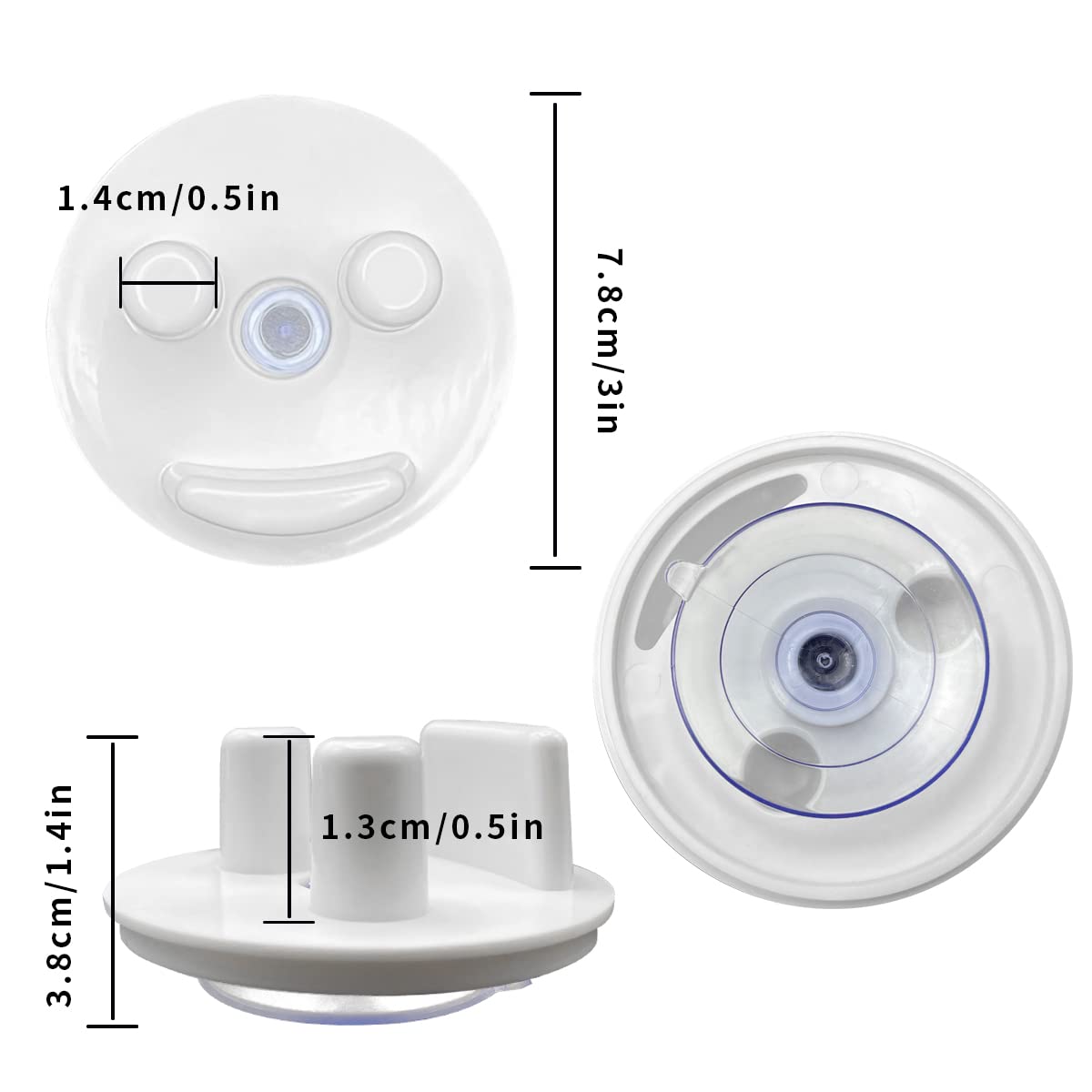 Smiling Sponge Holder with Suction Cup ,Sponge Organizer for Kitchen Sink Self Draining,Safe for Holding Sponges Daddy