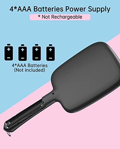 Lighted Vanity Makeup Mirror with 21 LED lights and 10X Magnification Mirror,Cosmetic Beauty Mirror with Double Power Supply,Touch Sensor Screen Light Up Mirror for Makeup 180° Rotation (Black)