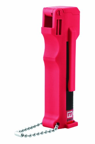 Mace Brand KeyGuard Mini Pepper Spray, Black β Accurate 5β Powerful Pepper Spray Keychain for Women & Men β Refillable Mace Spray, Self Defense Flip-Top Safety Cap for Fast Access β Easy to Use