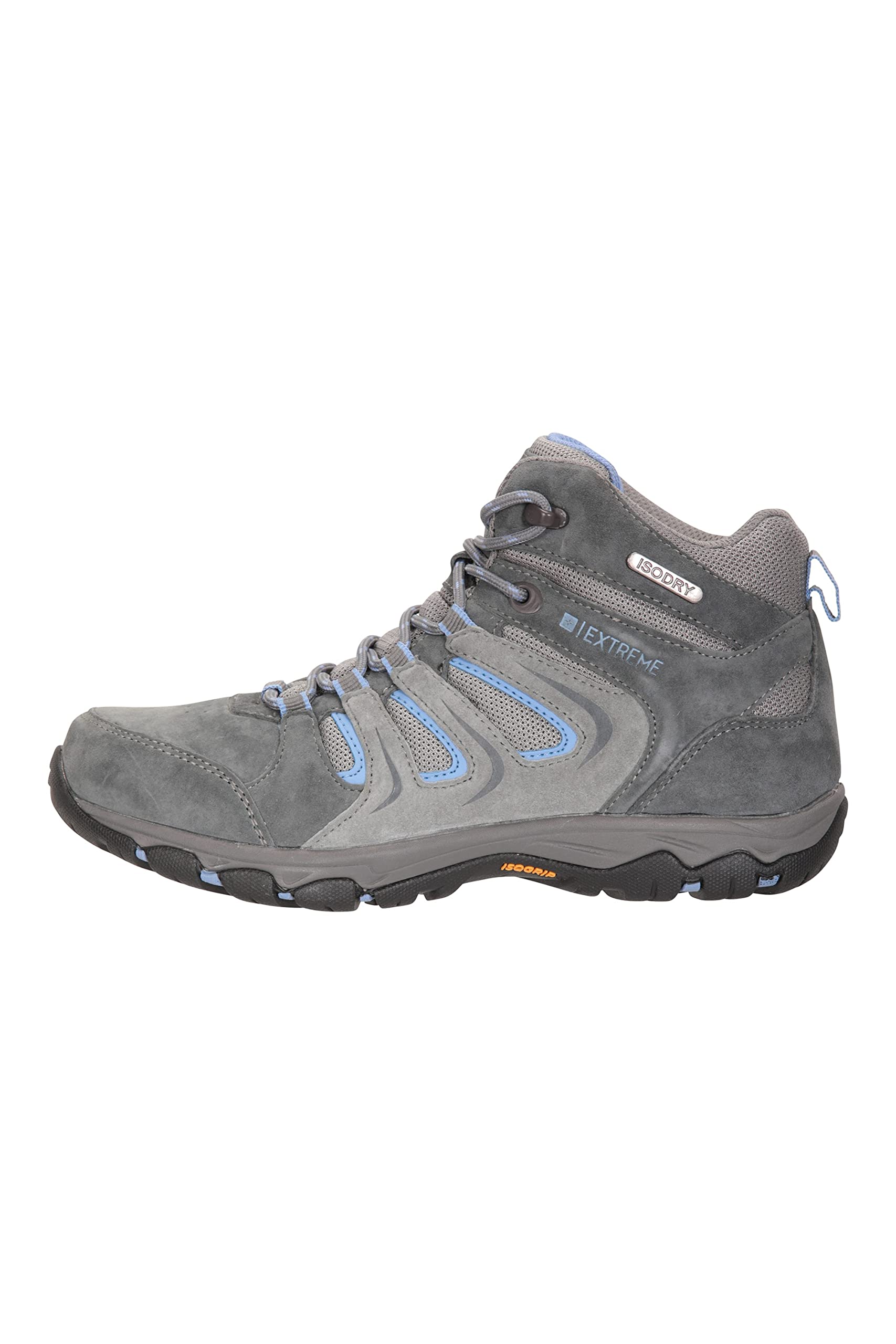 Mountain Warehouse Aspect Extreme Womens Waterproof IsoGrip Walking Boots Grey Womens Shoe Size 10 US