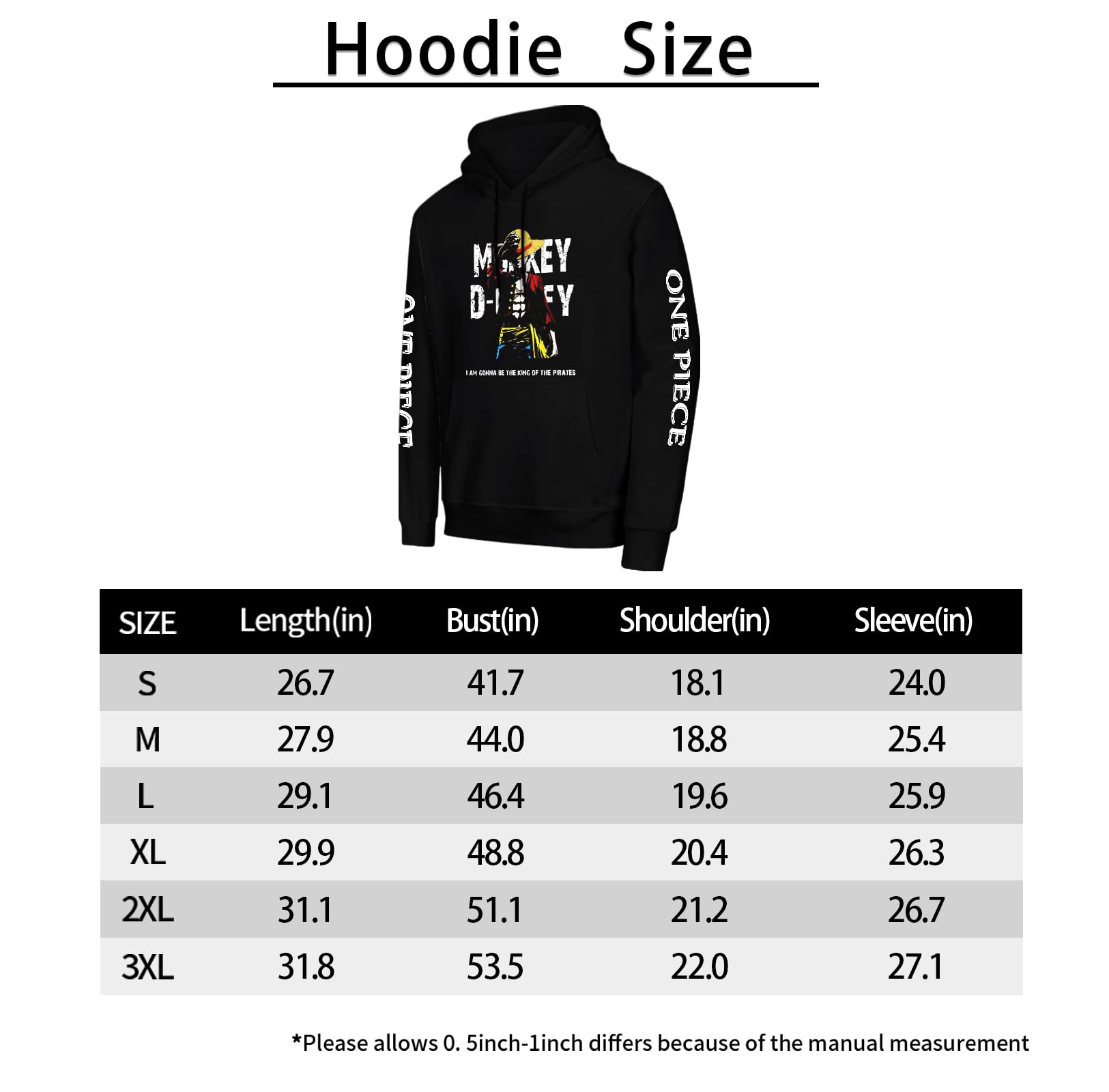 KZQTHH Anime Hoodie Men Pullovers Tops Long Sleeves Sweatshirt of Men Women A-1 XL
