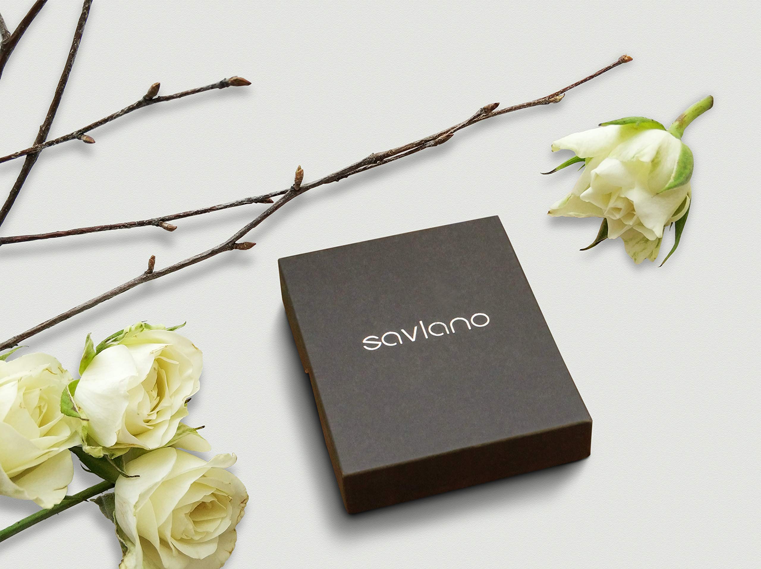 Savlano 925 Sterling Silver Solid 2.5MM Box Chain Necklace For Women & Men - Made in Italy Comes With a Gift Box (24 Inch)